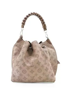 LOUIS VUITTON Muria Mahina Leather Bucket Bag