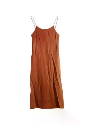 TAIGA TAKAHASHI Spaghetti-strap Maxi Dress - Orange