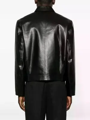 JIL SANDER Zip-up Leather Jacket