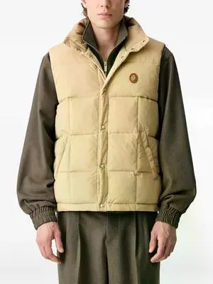 Drole De Monsieur D Mirror Sleeveless Gilet - Neutrals