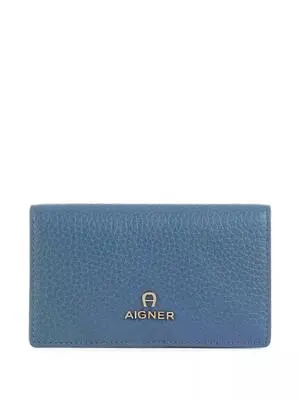 AIGNER Ivy Pebbled Wallet - Blue