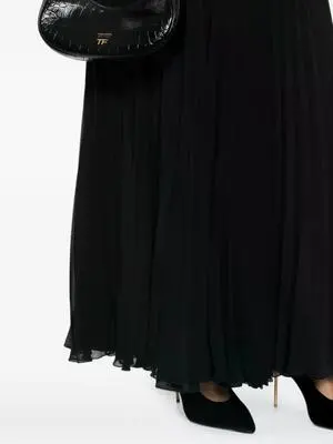 ISABEL SANCHIS Pleated Maxi Skirt