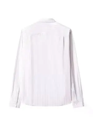 Maison Kitsuné Vertical-stripe Chest-pocket Shirt