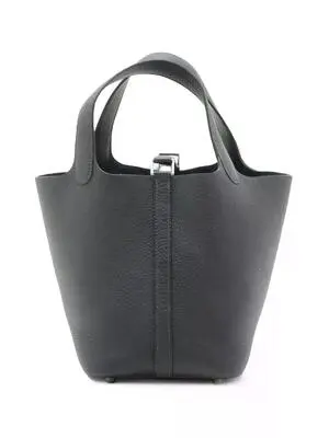 Hermès Clemence Picotin Lock 18 Handbag - Blue