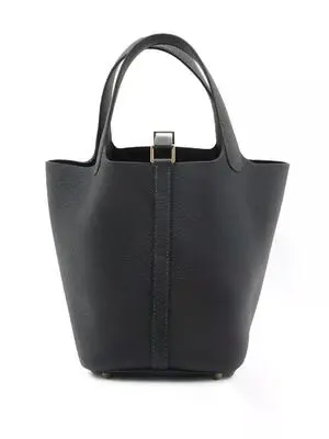 Hermès Clemence Picotin Lock 18 Handbag - Blue