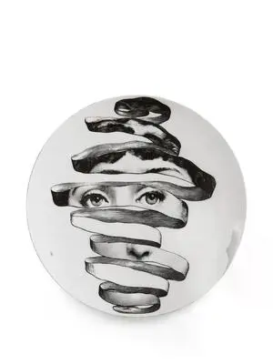 FORNASETTI Tema E Variazioni N.297 Plate - White
