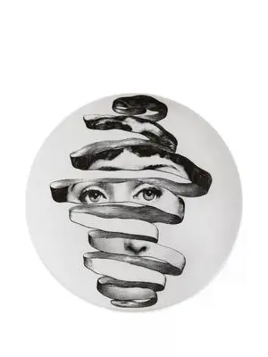 FORNASETTI Tema E Variazioni N.297 Plate - White
