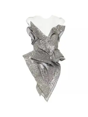 Maticevski Wizard Bodice - Grey