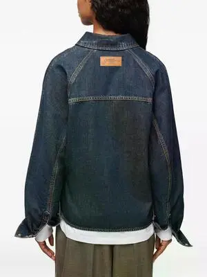 GANNI Textured-denim Jacket