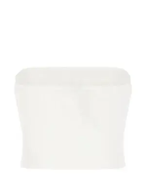 Alpha Studio Embellished Strapless Crop Top