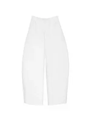 ISABEL SANCHIS Structured Curved-leg Palazzo Pants