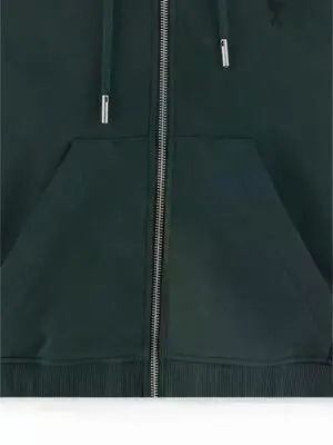 AMI Paris De Coeur Zip-up Hoodie