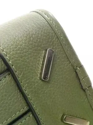 Loewe 2010-2026 Leather Amazona 23 Satchel - Green