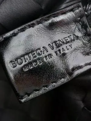 Bottega Veneta Intrecciato Loop Camera Bag - Black