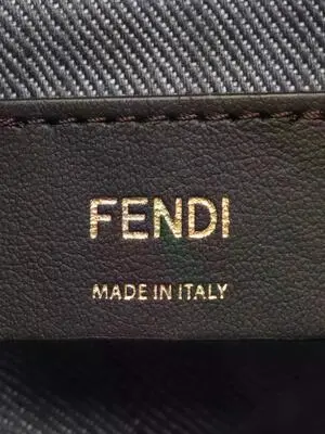 Fendi 2010-2026 Zucca Canvas Mamma Baguette Satchel - Blue