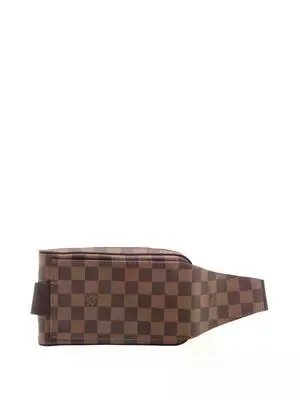 LOUIS VUITTON 2004 Damier Ebene Geronimos Crossbody Bag
