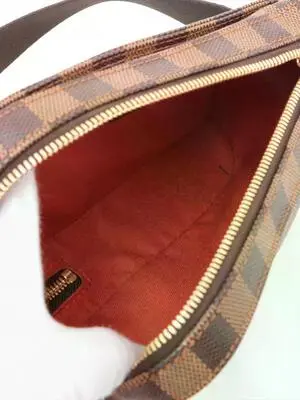 LOUIS VUITTON 2004 Damier Ebene Geronimos Crossbody Bag