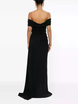Zuhair Murad Off-shoulder Draped Gown