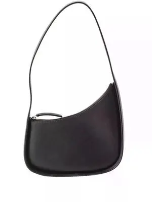 THE ROW 2000-2026 Leather Half Moon Shoulder Bag - Black