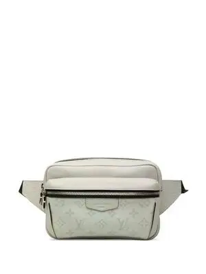 LOUIS VUITTON 2019 Monogram Taigarama Outdoor Bumbag Belt Bag - White