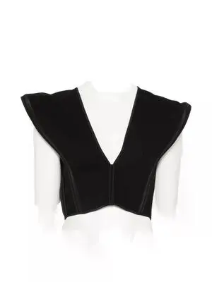 Maticevski Bonded Combat Top - Black