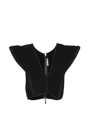 Maticevski Bonded Combat Top - Black