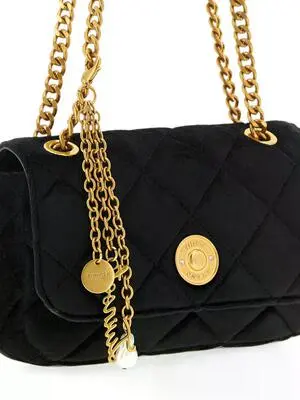 TWINSET Quilted Velvet Shoulder Bag