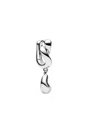 MARIA BLACK Whirl Drop Huggie Earring