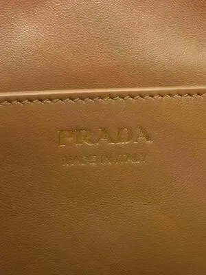 Prada 2013-2026 Large Calfskin Demi Lune Shoulder Bag