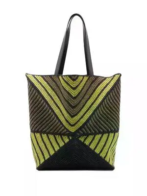 Loewe 2010-2026 Raffia Puzzle Fold Xl Tote Bag