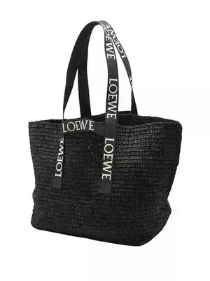 Loewe 2023-2026 Raffia Fold Shopper Tote Bag