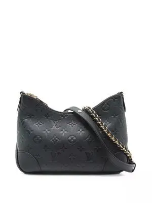 LOUIS VUITTON 2021-2026 Monogram Empreinte Boulogne Pm Shoulder Bag - Black