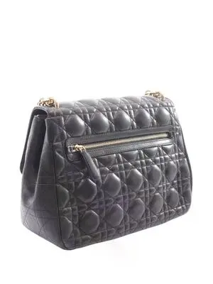 Dior 2010-2026 Medium Lambskin Cannage Miss Flap Shoulder Bag