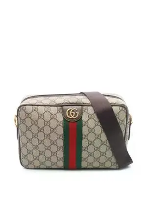 Gucci 2000-2015 Medium Gg Supreme Web Ophidia Crossbody Bag
