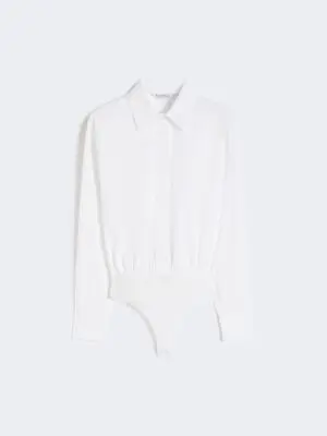 Max Mara Poplin Shirt Bodysuit