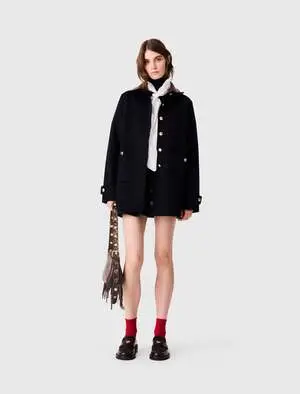 Maje Double-faced Mid-length Coat