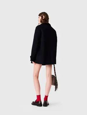 Maje Double-faced Mid-length Coat
