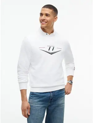 Tommy Hilfiger Tommy X Cadillac F1 Team Driver Sweatshirt - White