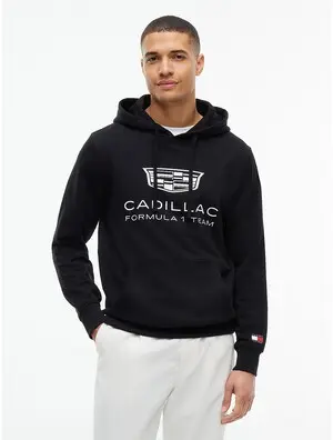 Tommy Hilfiger Tommy X Cadillac F1 Team Logo Hoodie - Black