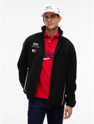 Tommy Hilfiger Cadillac F1 Team Replica Fleece Jacket - Black