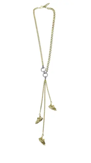 BAYEMEYC Frelsi Charm Necklace - Gold