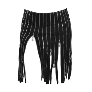 28NATELIER The Zipper Skirt - Black