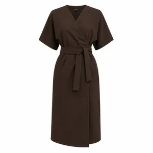 NOLA Jade Dress - Brown