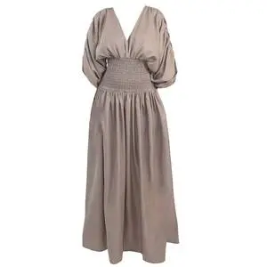 28NATELIER Neutrals The Dune Dress - Brown