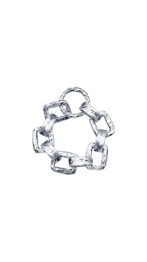 BAYEMEYC Sissey Chunky Chain Bracelet - Silver