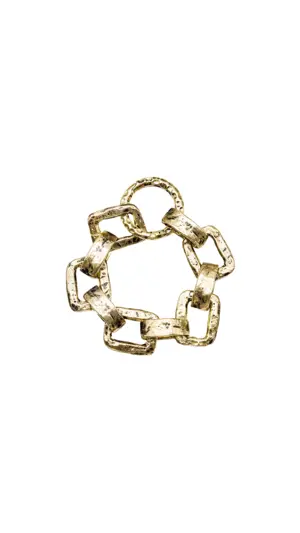 BAYEMEYC Sissey Chunky Chain Bracelet - Gold