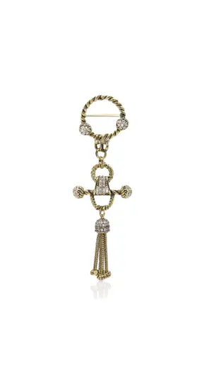 BAYEMEYC Salsa Brooch - Gold
