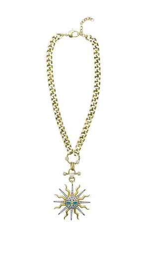 BAYEMEYC Maschera Chain Necklace - Gold