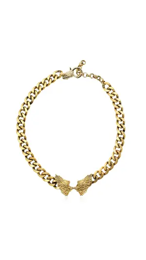 BAYEMEYC Mian Angel Wing Choker Necklace - Gold
