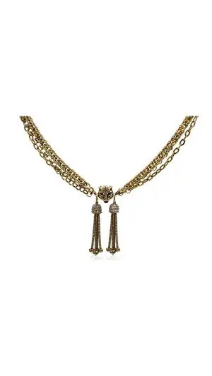 BAYEMEYC Tiger Choker Necklace - Gold